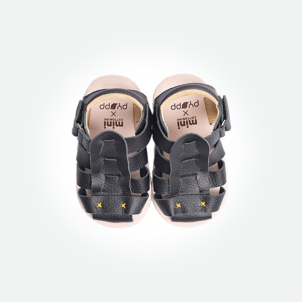 Buffy Sandals - Black – Pyopp Barefoot
