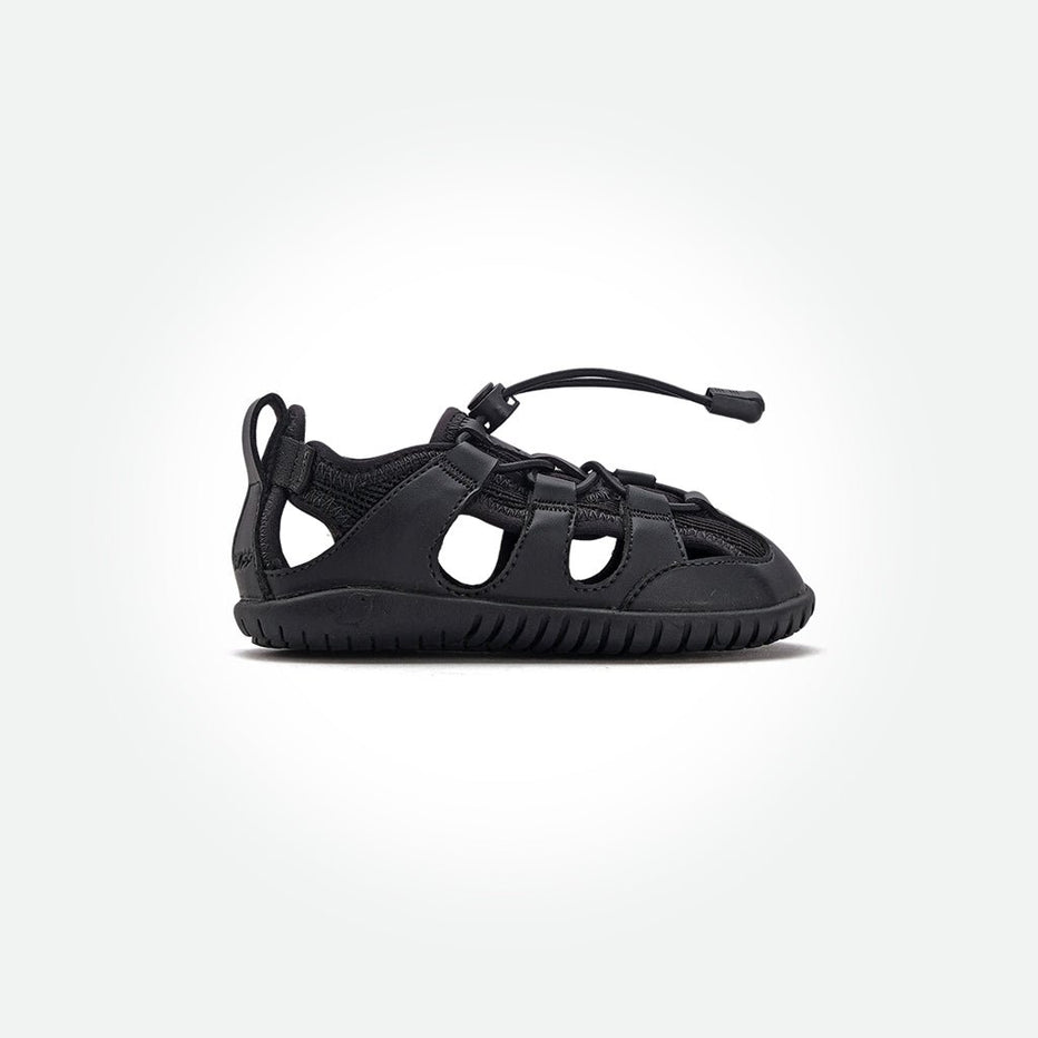 Fisherman Barefoot Sandals - Black On Black – Pyopp Barefoot