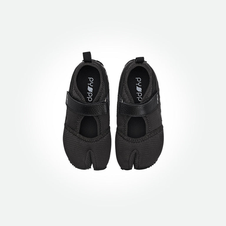 Tabi-ku Barefoot Sandals - Black (Sandal Anak PYOPP) – Pyopp Barefoot